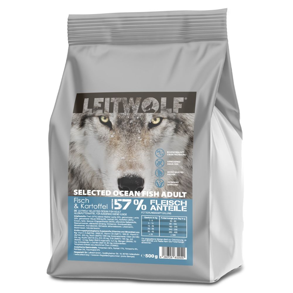 Leitwolf Selected Ocean Fish Adult Fisch & Kartoffel 500 g